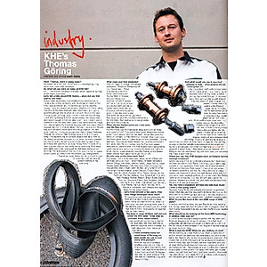 KHE BMX Tire Freestyle MAC2+ Street Park Folding 20 x 2.30 Inches 0.79lbs Black