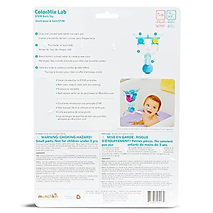 Munchkin® ColorMix Lab™ STEM Learning Toddler Bath Toy, Includes 12 Bath Color Tablets