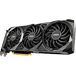 MSI GeForce RTX 3060 Ti Ventus 3X 8G OC LHR Gaming Graphics Card - 8GB GDDR6, 1695MHz, PCI Express Gen 4, 256-bit, 3X DP v 1.4a, HDMI 2.1 (Supports 4K)