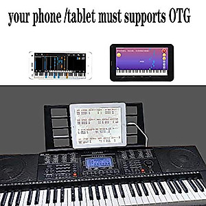 GuangMaoBo Micro USB to Printer Cable USB 2.0 to USB Type B Cable,Android Phone pc to Printer Cable Printer,Scanner,Electronic midi Piano,Electronic Drum,Digital Piano and USB 2.0 Hard Disk