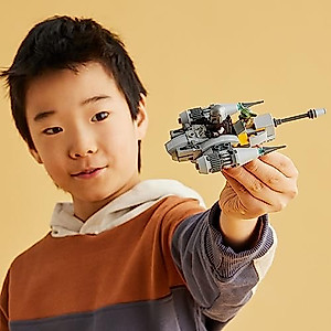 LEGO Star Wars The Mandalorian’s N-1 Starfighter Microfighter, Building Toy Set for Kids Ages 6 and Up with Mando and Grogu 'Baby Yoda' Minifigures, Fun Gift Idea for Action Play, 75363
