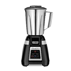 Waring Commercial BB340 Blade 1 HP Blender, 2-Speed Key Pad with Pulse and 99 Second Countdown Timer , 48 oz Stainless Steel Container, 120V, 5-15 Phase Plug