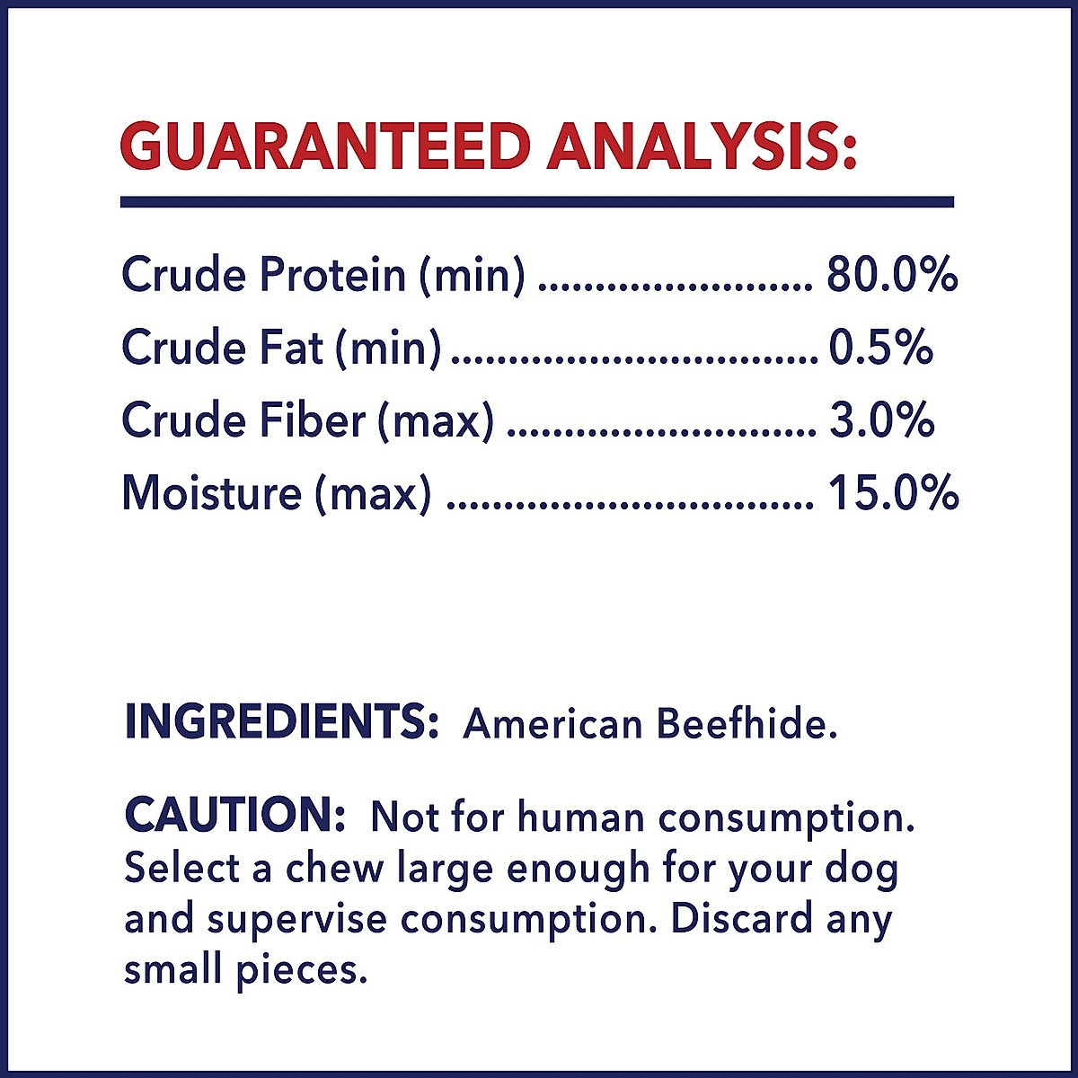 Pet Factory 100% Made in USA Beefhide 5" Chip Rolls Dog Chew Treats - Natural Flavor, 18 Count/1 Pack