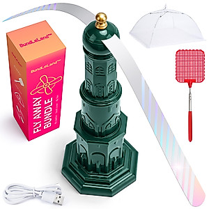 Fly Fans for Tables Rechargeable, Food Fans to Keep Flies Away from Patio, Outdoor Fly Fan, Table Fly Spinner Table Top, Summer Essentials Outdoor, Fly Windmill for Table Top,Picnic Supplies