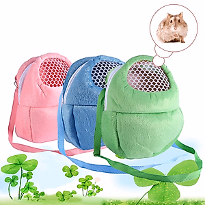 Ferret Carrier Bag,Ferret Sling Carrier Pet Carrier Bag Hamster Rat Cat Rabbit Pet Sling Carrier Backpack Hedgehog Chinchilla Ferret Slee Outdoor Traveling Bag Handbags Backpack(Green)