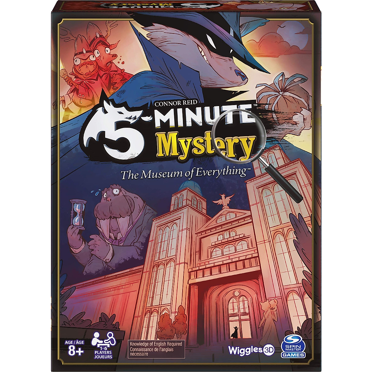 5-Minute Mystery The Museum of Everything Game, for Adults and Kids Ages 8 and up, by SpinMaster