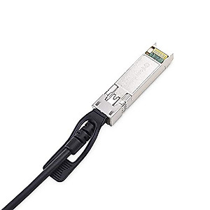 Cable Matters 10Gbps DAC Twinax SFP Cable 2m / 6.6ft (SFP+ Cable), 10GBASE-CU Passive Direct Attach Copper Twinax SFP Cable, Compatible with Cisco, Ubiquiti, Huawei, Netgear, & Supermicro Devices