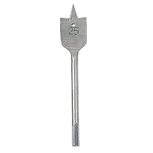 SagaSave 15MM High Carbon Steel Spade Drill Bit,Woodworking Paddle Flat Bit for Wood,Soft & Hardwood,Gypsum Board,Clinker,Foam Box-1PCS Silver