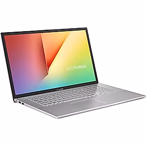 ASUS Vivobook Laptop 2022 17.3" HD+ 1600x900 - Intel 10th Gen Quad-Core i5-1035G1 - UHD Graphics - 16GB DDR4 RAM - 512GB M.2 NVMe SSD - HDMI USB-C WiFi AC - Windows 10 Pro w/ONT 32GB USB