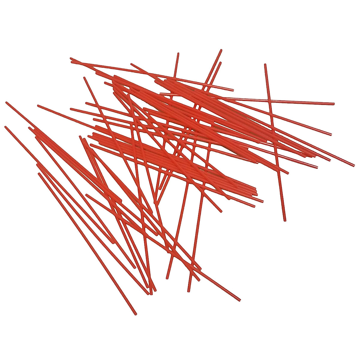 (100 Pack) 6" Aerosol Spray Can Red Plastic Straws - Tip Extension Tubes For Automotive Lubricant, Cleaner, Penetrating Oil