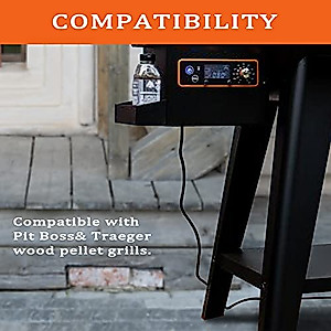 Replacement Barbecue Power Cord, Compatible with Pit Boss& Traeger Wood Pellet Grills, 6 Feet Smoker Grill Power Cord 12