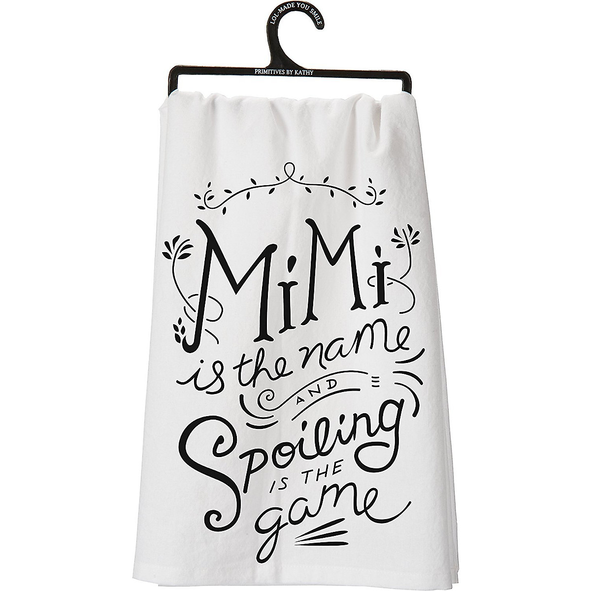 18TH STREET GIFTS Mimi Gift Set - Mimi Dish Towels and Sign for Grandma - Grandma Gifts from Grandchildren or First Time Grandma Gifts