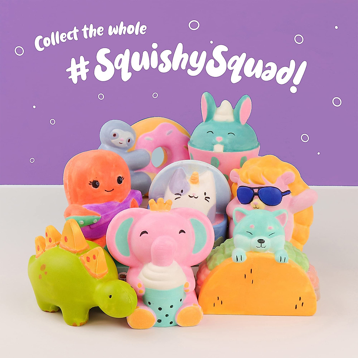 DOODLE HOG Caticorn Squishy Painting Kit - Squishy Toys for Kids, Squishies for Kids - Slow Rise Squishy Animals - Ideal Arts and Crafts, Gifts for 8-12, Girls & Boys, Easter Basket Stuffers