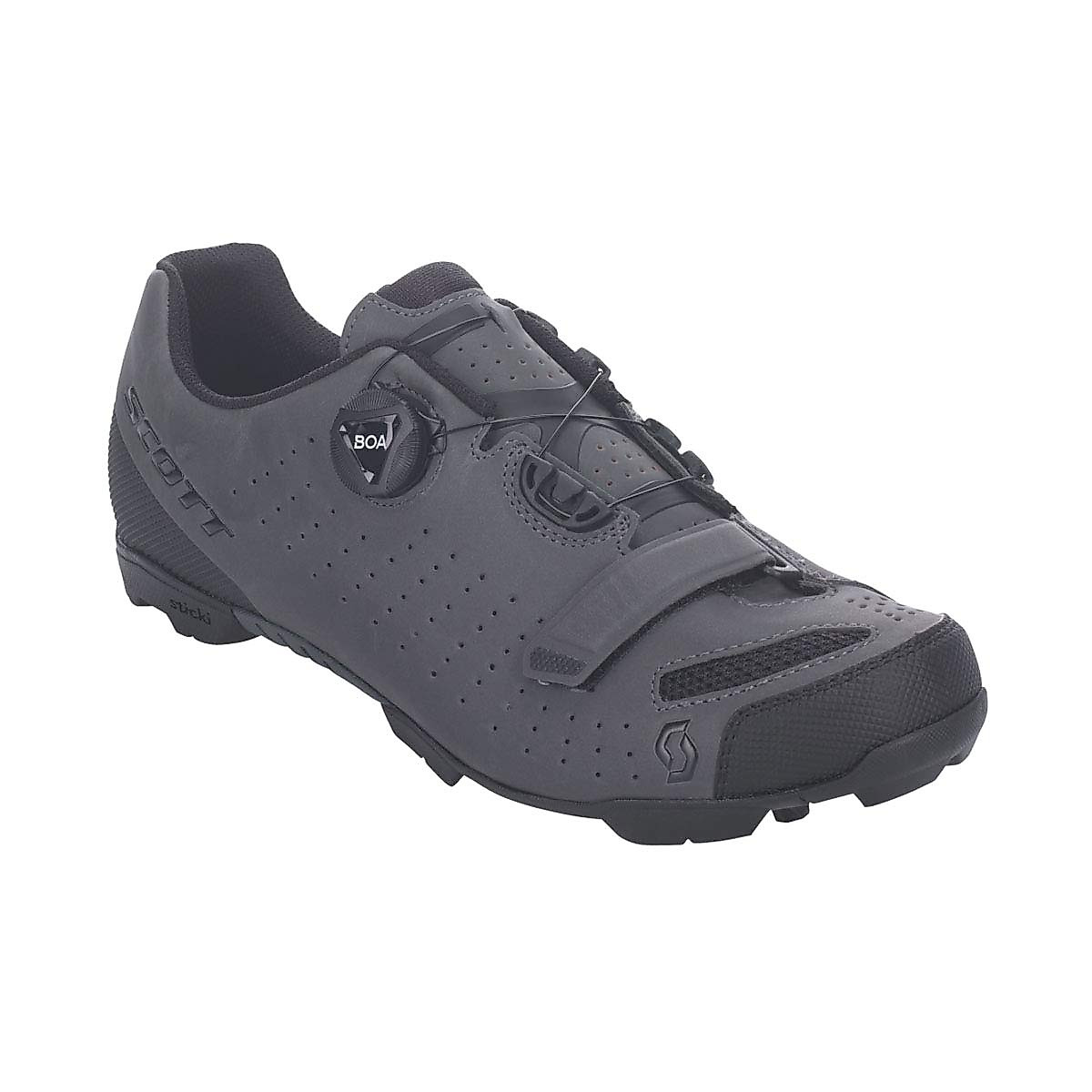 Scott COMP Boa Reflective Mountain Bike Shoes REFL-GREY-BLACK 45