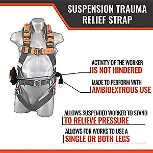 Malta Dynamics Suspension Trauma Relief Strap for Safety Harness Fall