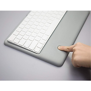 Vaydeer Wrist Rest Ergonomic Keyboard Stand Compatible with Wireless Magic Keyboard 2 with Numeric Keypad (Gray Silicone)