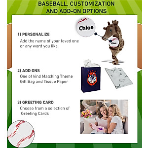 DolliBu Seahorse Stuffed Animal with Baseball Plush - Soft Huggable Seahorse, Adorable Playtime Seahorse Plush Toy, Cute Ocean Life Gift for Kids and Adults - 12 Inches