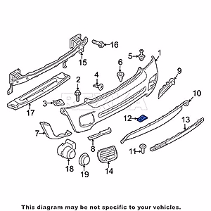 Rexka 25 pcs Fender Liner Bumper Cover Splash Shield U Type Nut Clip Compatible with BMW 07129904150 E36 E46 E60 E63 E88 E90