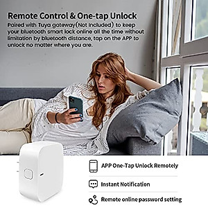 LOQRON Smart Door Lock with Tuya Wi-Fi Gateway for Remotely Control