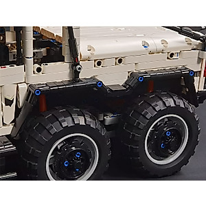 FLYINTOYS ZYLEGEN 6X6 Off Road Pickup Truck Building Blocks and MOC Building kit, Wrangler Set to Build,Collectible Model Car Kits Birthday Gift for Audlts Boy Men,2957PCS