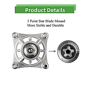 Spindle Assembly Fit for Craftsman/Husqvarna/Ariens/Poulan, 187292 192870 532187281 532187292 587125401