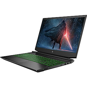 HP 2022 Pavilion Gaming 15.6" FHD IPS Laptop, AMD Ryzen 5-5600H (Beats i7-9750H), 16GB RAM, 1TB HDD+512GB SSD, Backlit Keyboard, GeForce GTX 1650, Win 11, Acid Green, 32GB SnowBell USB Card