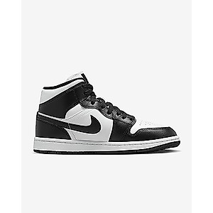 Jordan 1 Mid Women White/Black-Panda Mid DV0991-101 8.5