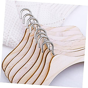 Ciieeo 15pcs Doll Hanger Wooden Clothes Hanger Wood Clothes Hangers Doll Clothes Rack Small Clothes Hangers Doll Clothes Hanger Mini Doll Hanger Tiny Doll Clothes Hangers Small Hangers
