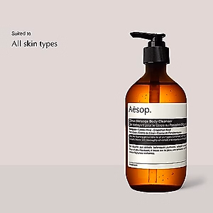 Aesop Citrus Melange Body Cleanser - Gentle Low-Foaming Gel Cleanser For Skin - Citrus Aroma with Botanical Extracts - 16.9 oz