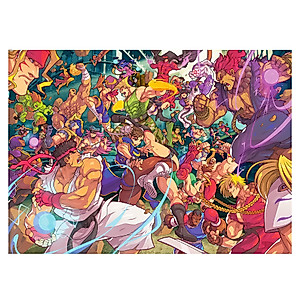 Toynk Street Fighter Time for Battle 1000-Piece Jigsaw Puzzle for Adults | Brain Teaser, Educational Developmental Toys & Games, Building Kit Activities to Encourage Creative Play | 28 x 20 Inches