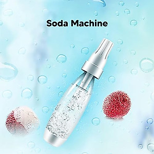 Soda Maker, Professioanl Homemade Soda Fizzy Water Machine Manual Sparkling Water Machine for Sparkling Water Making Drinking Home Use