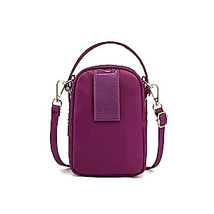 Women Girls Crossbody Bag Small Nylon Phone Purse Wristlet Handbag Wallet Pouch for Samsung Note 20 Ultra S20 Ultra S20 Plus Note 10 A10e LG Stylo 5 K51 Moto G Stylus Power G8 Power Play Plus (Blue)