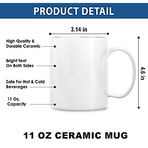 MONIZILUCKY Clinical Laboratory Technician Mug, Clinical Laboratory Technician Gift, Gift for Clinical Laboratory Technician Retirement - 11oz White Ceramic Coffee Mug - Christmas, Thanksgiving