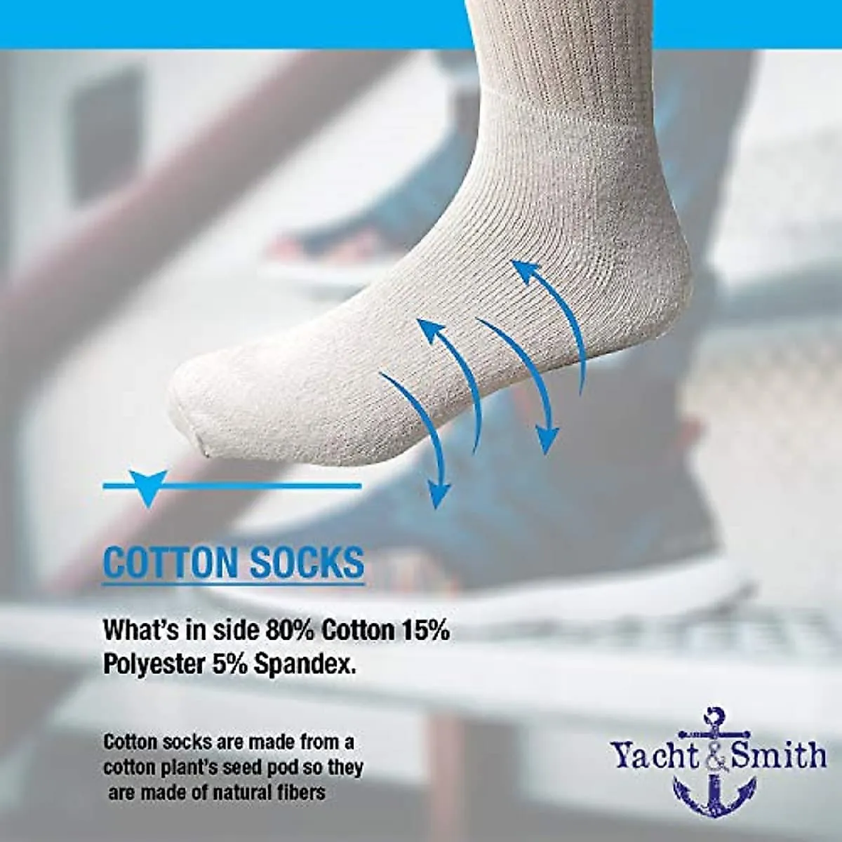 SOCKS'NBULK 60 Pairs Mens Wholesale Bulk Sports Crew Socks, Athletic Socks Case Pack Options (10-13, White)