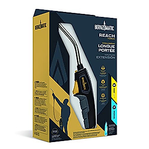 Bernzomatic BZ8250HT Reach Hose Torch, Trigger-Start Hose Torch with Included Holster For Fuel Canister