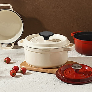 Dutch Oven Knob Replacement Pot Lid Handle Compatible with Le Creuset, Aldi, Lodge and Other Enameled Dutch Oven, Black(1 Set)