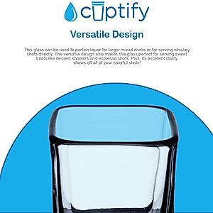 Aunt Gift Idea Best Auntie Ever 2oz Red Colored Square Shot Glasses Set of 2 Etched Party Favors Cool Birthday Gifts for Auntie, Her, Sister, Women