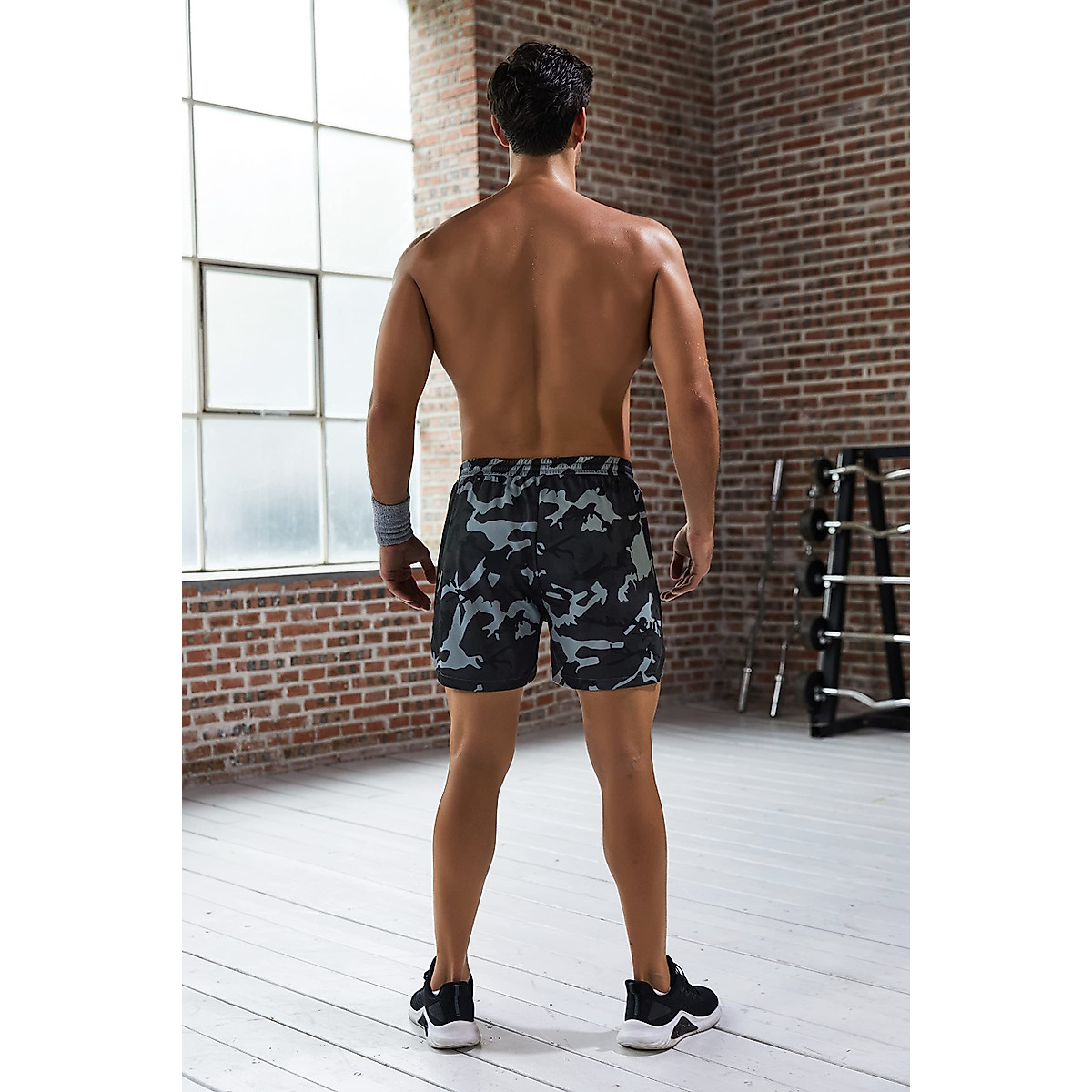 COOFANDY Mens 5 Inch Running Shorts Lightweight Mesh Athletic Shorts with Pockets Gym Workout Clothes Sports Exercise