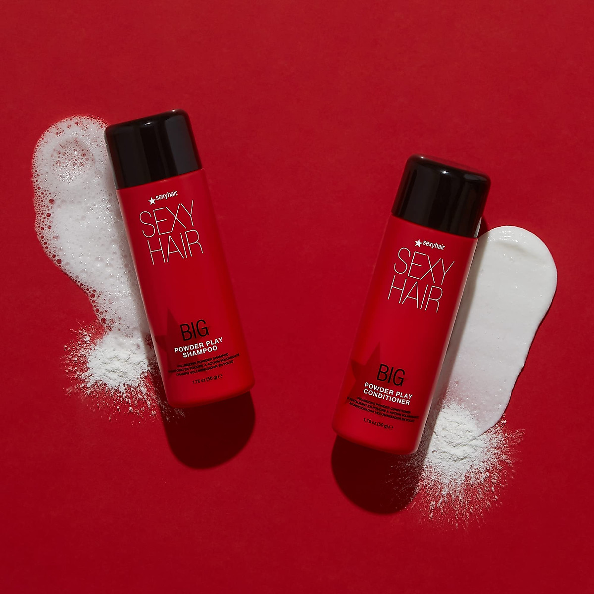 SexyHair Big Powder Play Conditioner, 1.76 Oz | Water-Activated | Up to 50% More Volume | Lock in Volume up to 72 Hours