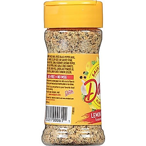 Dash Salt-Free Seasoning Blend, Lemon Pepper, 2.5 Ounce