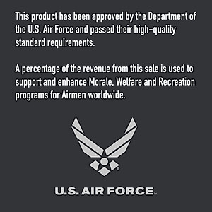 BUNKER 27 Air Force Stripe Logo Pullover Hoodie - 2XL - Heather Navy