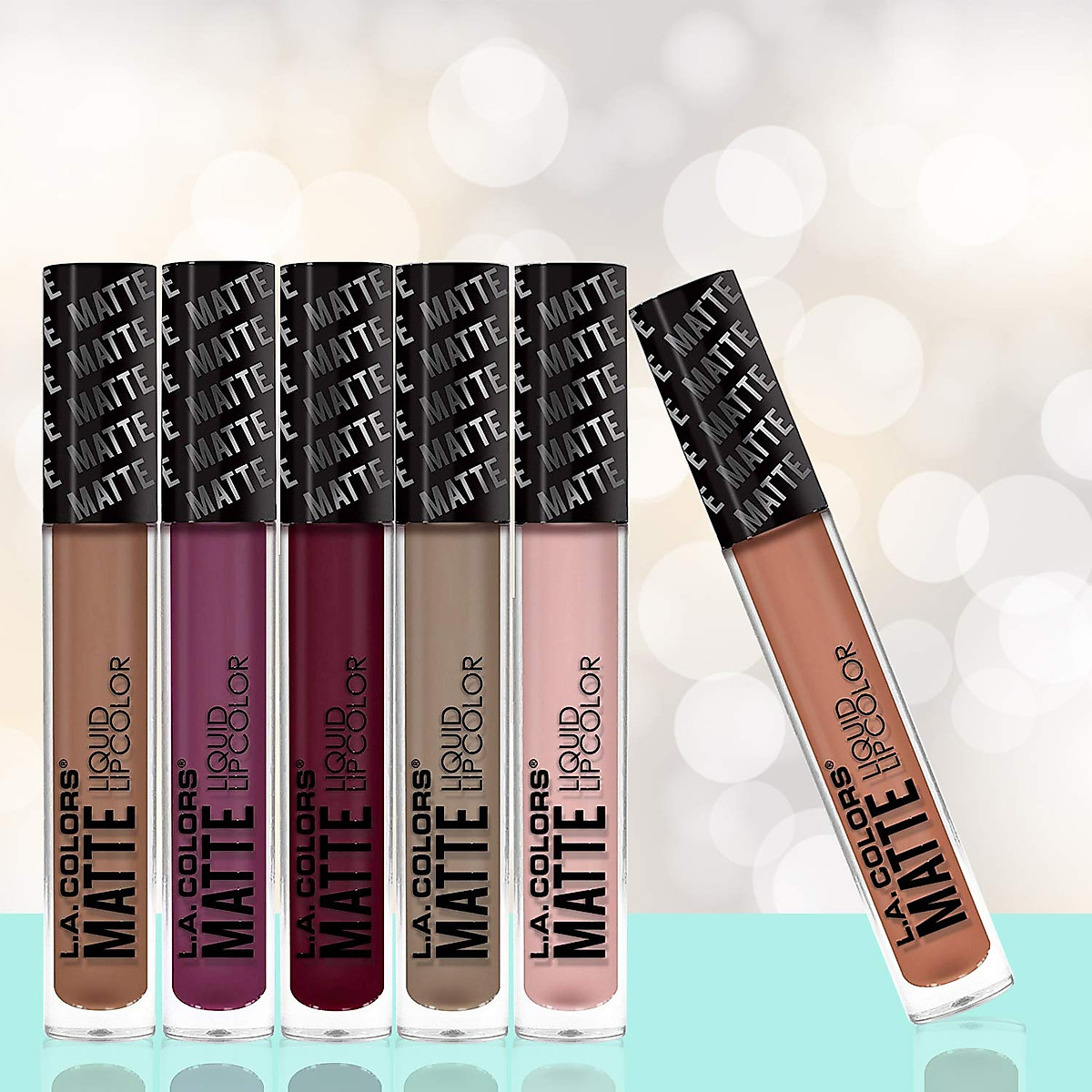 L.A. COLORS Matte Liquid Lip Color, Barely There CLG415