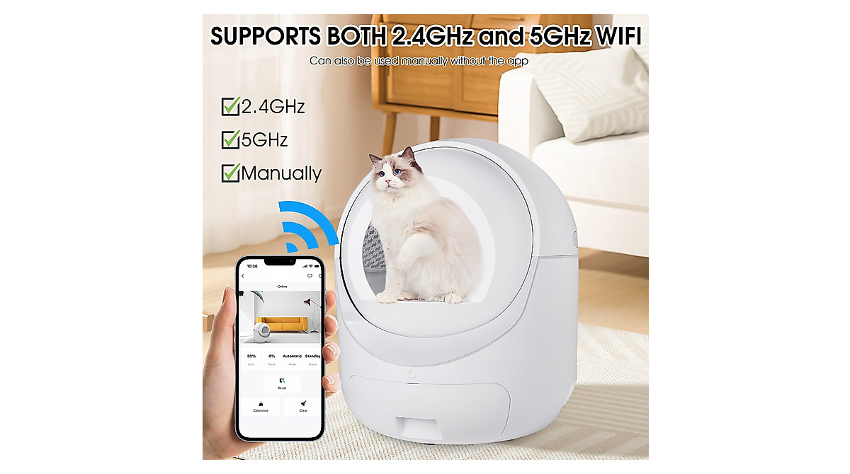 Ultimate Self-Cleaning Cat Litter Box - Smart & Safe