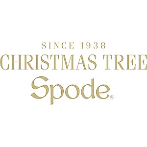 Spode Christmas Tree Collection Pasta Bowl, set of 4, Rimmed Plate for Serving Salad, Spaghetti, and Soup, 10-Inch, Made of Porcelain, Dishwasher, Microwave, and Freezer Safe