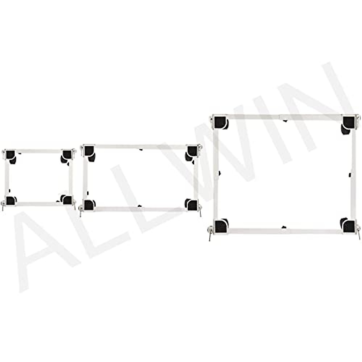 SK Traders TAFTA Heavy Duty Front/Top Load Washing Machine/Refrigerator Trolley Stand 99.9% Made of Metal (Weight Lift Upto 44Kg) Black