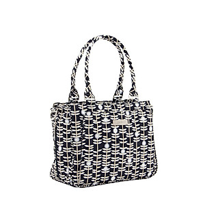 JuJuBe Be Classy Structured Multi-Functional Diaper Bag/Purse, Classic Collection - Dandy Lines