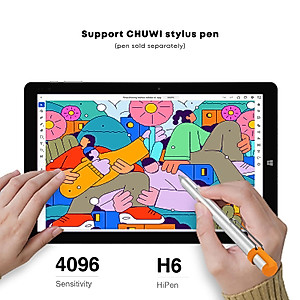CHUWI Hi10 X Tablet PC, 10.1" Touchscreen 1920x1200P (6GB RAM 128GB Storage) Intel N4120 Processor, 2-in-1 Convertible, 5MP and 2MP Cameras, Windows 10