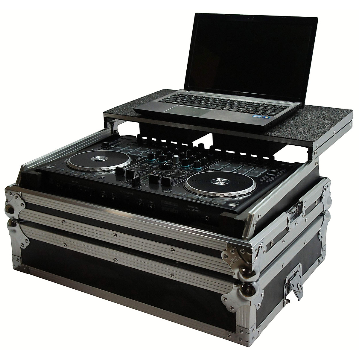 Harmony Audio HCRTMIX8LT Flight Glide Laptop Stand Custom Case Compatible with Reloop Terminal Mix 8