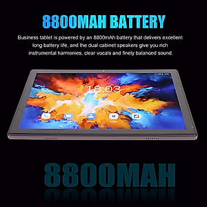 Acogedor Android Tablet PC, 10.1 inch Tablets 12GB RAM 256GB ROM, MT6750 Octa Core CPU, 4G LTE, 1920x1200 IPS HD Touchscreen, GPS, 8800mAh Battery, Bluetooth (US Plug)