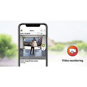 ismartgate LITE Smart Garage Door Opener Remote, APP Control, Compatible with Apple Homekit, Amazon Alexa, Google Assistant, IFTTT, Compatible with All Garage doors. Wireless sensor included.
